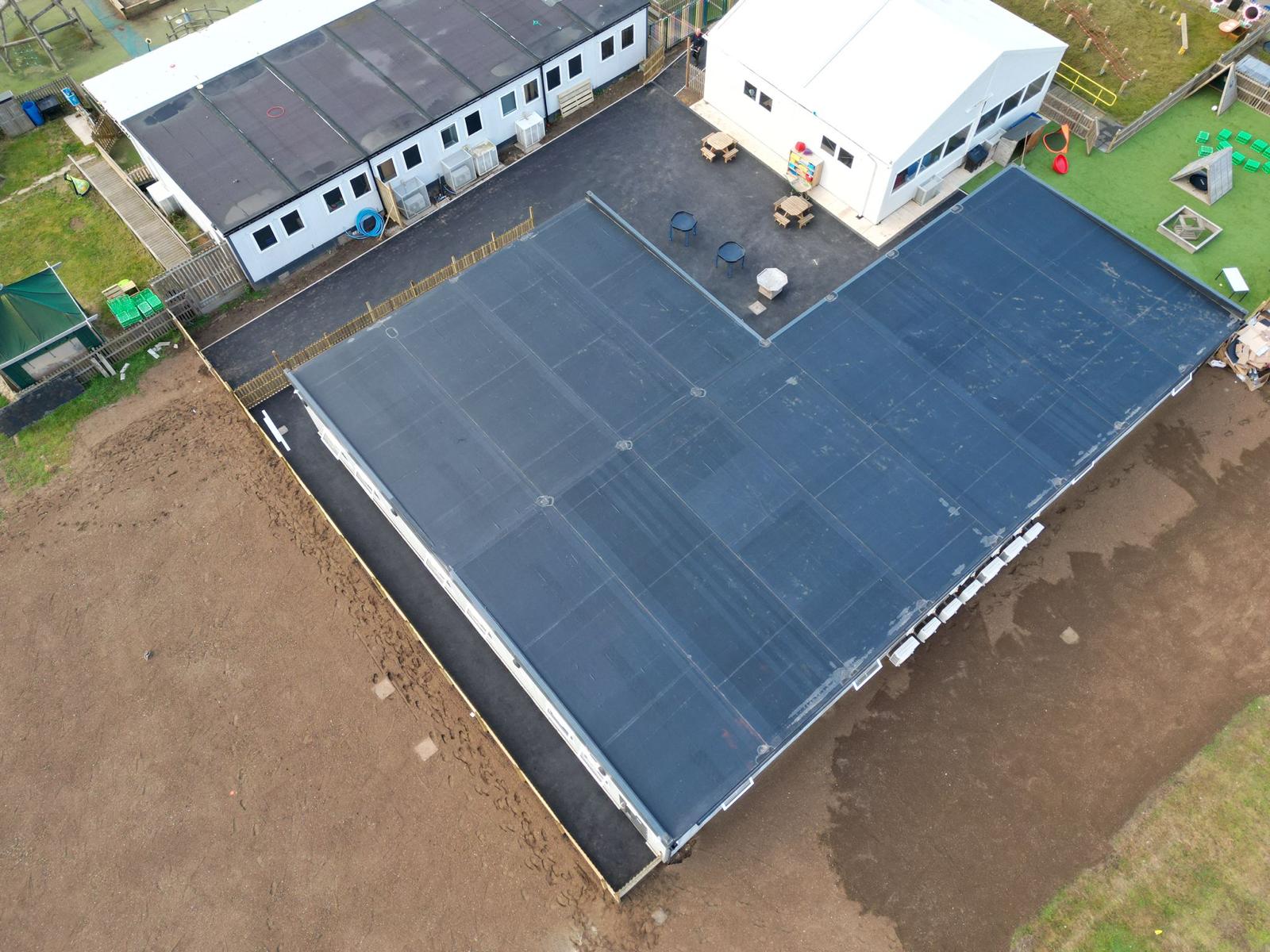 12 bay Modular Classrooms (Bedfordshire) | Acrol Modular Buildings