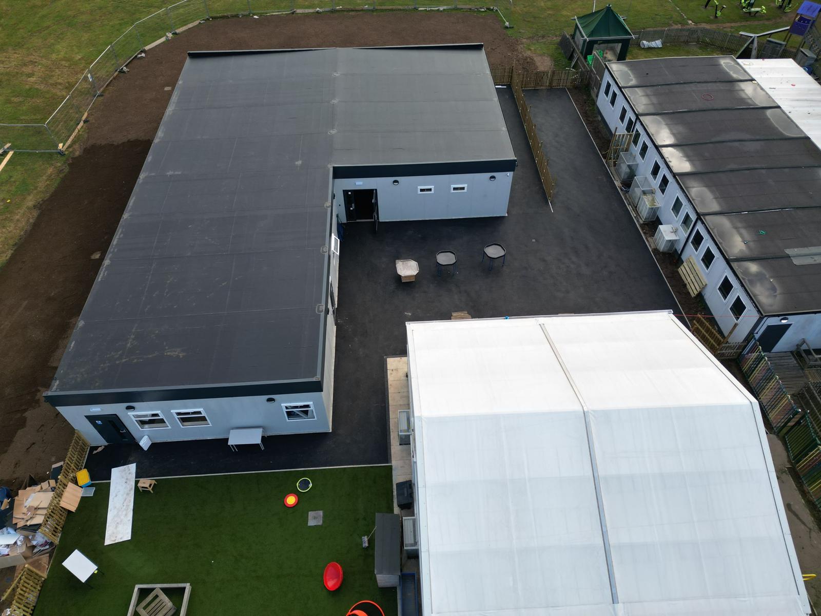 12 bay Modular Classrooms (Bedfordshire) | Acrol Modular Buildings
