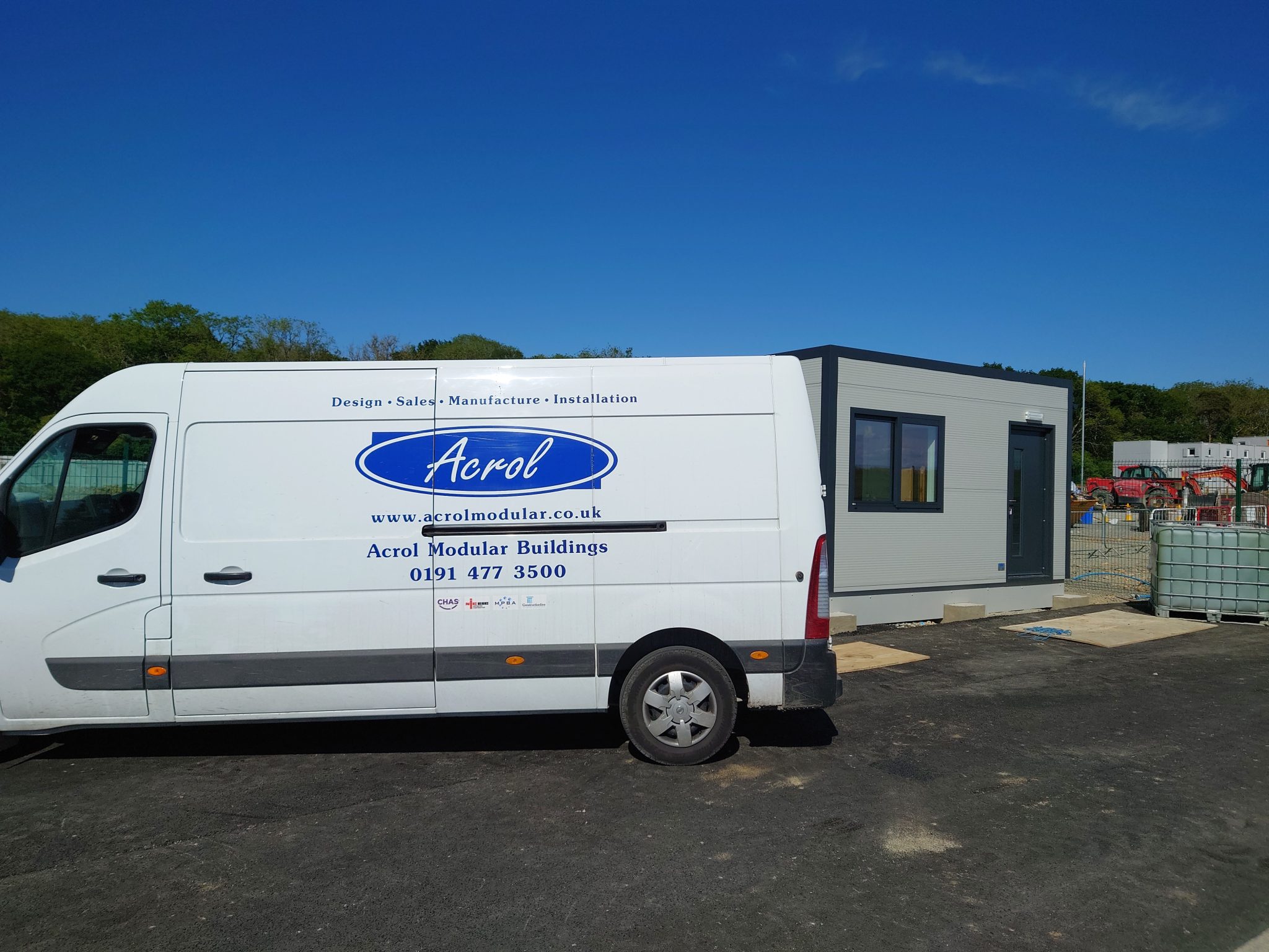 1 Bay Security Gatehouse (Peterborough) | Acrol Modular Buildings