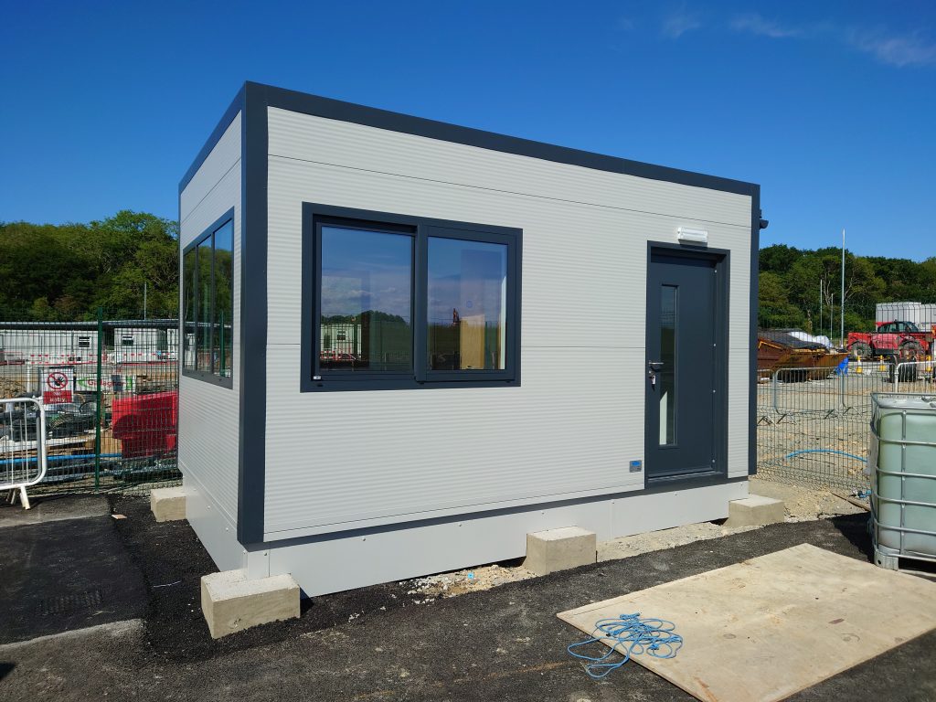 1 Bay Security Gatehouse (Peterborough) | Acrol Modular Buildings