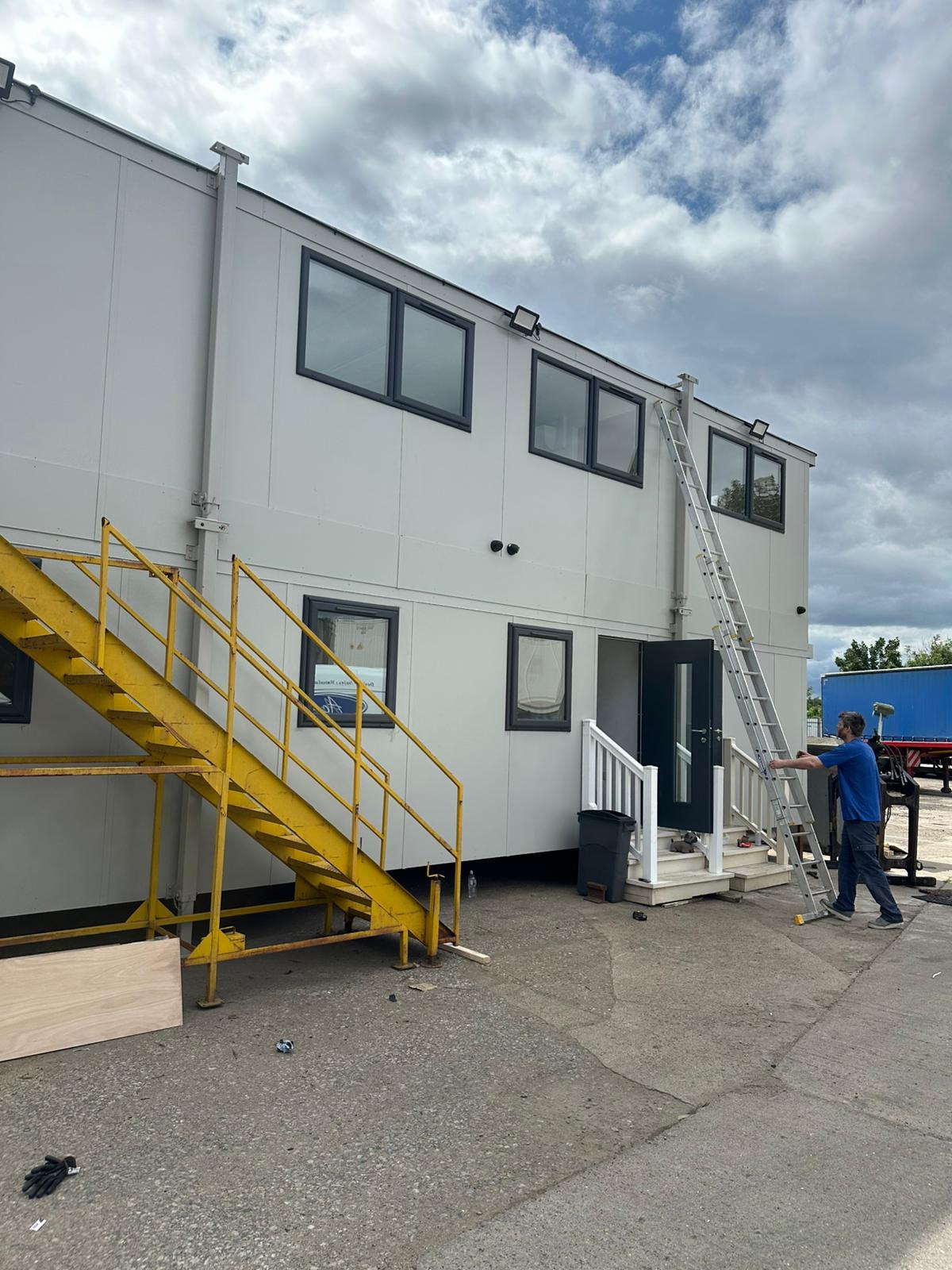 2 no. 40ft Stacked Cabins (Blaydon-Northeast) | Acrol Modular Buildings